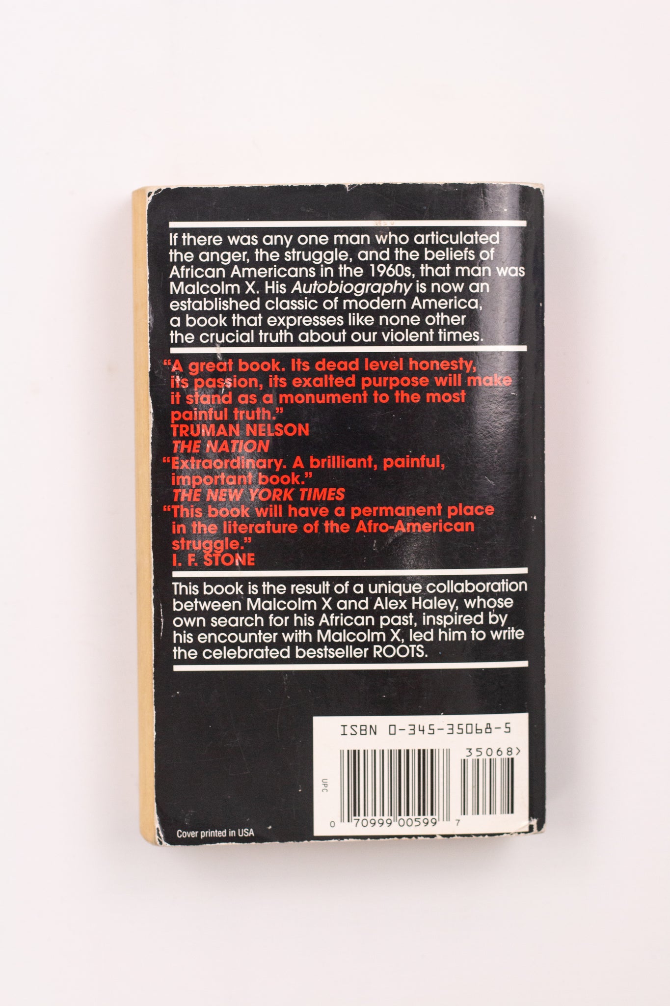 THE AUTOBIOGRAPHY OF MALCOLM X BOOK – Rubashka