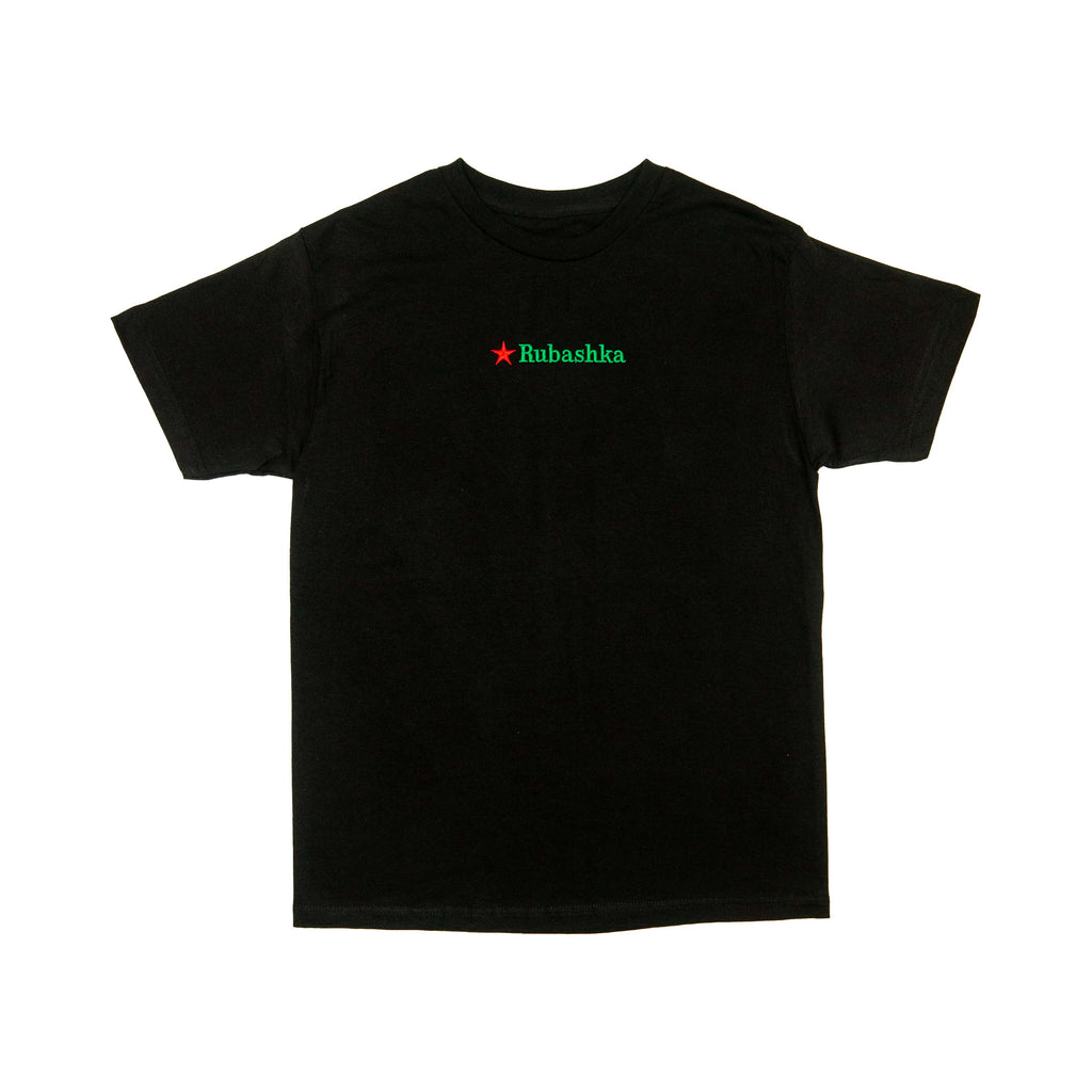 EMBROIDERED BREW T-SHIRT BLACK – Rubashka
