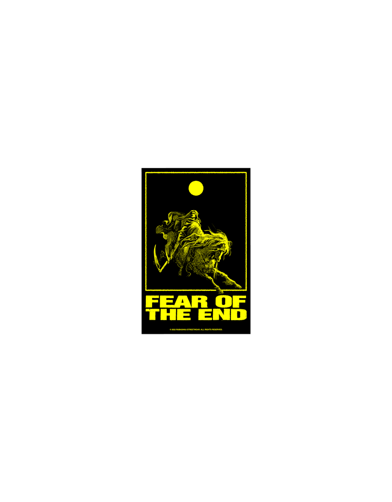 FEAR OF THE END STICKER – Rubashka
