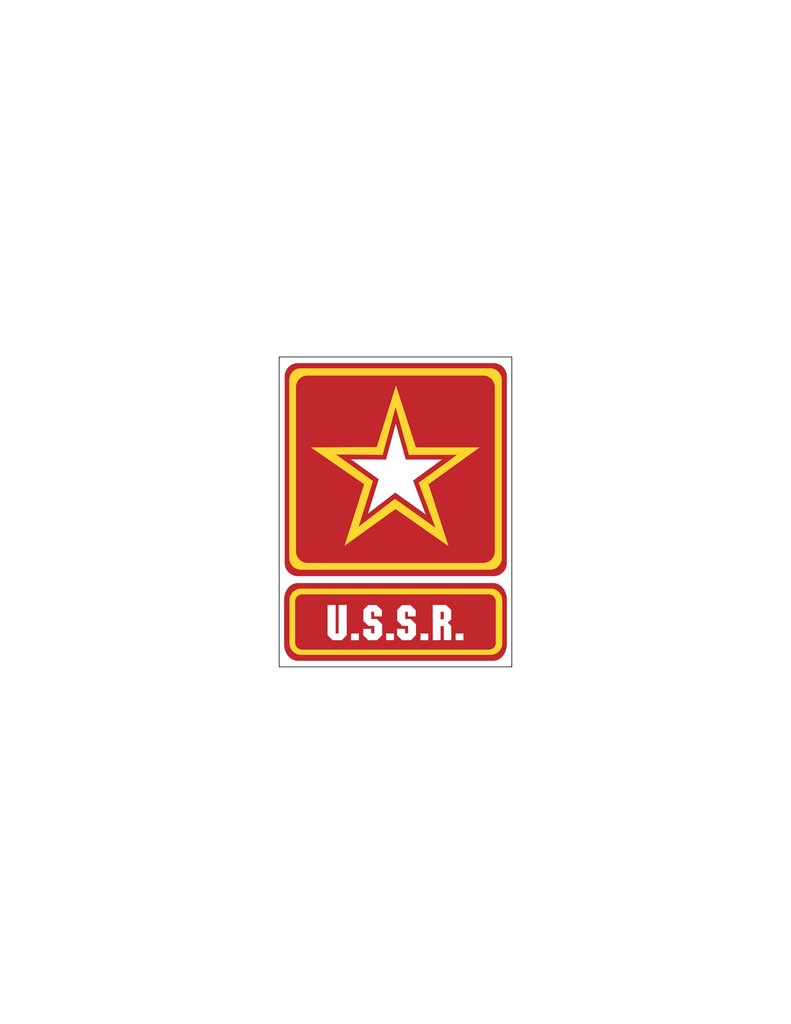 USSR ARMY STICKER – Rubashka