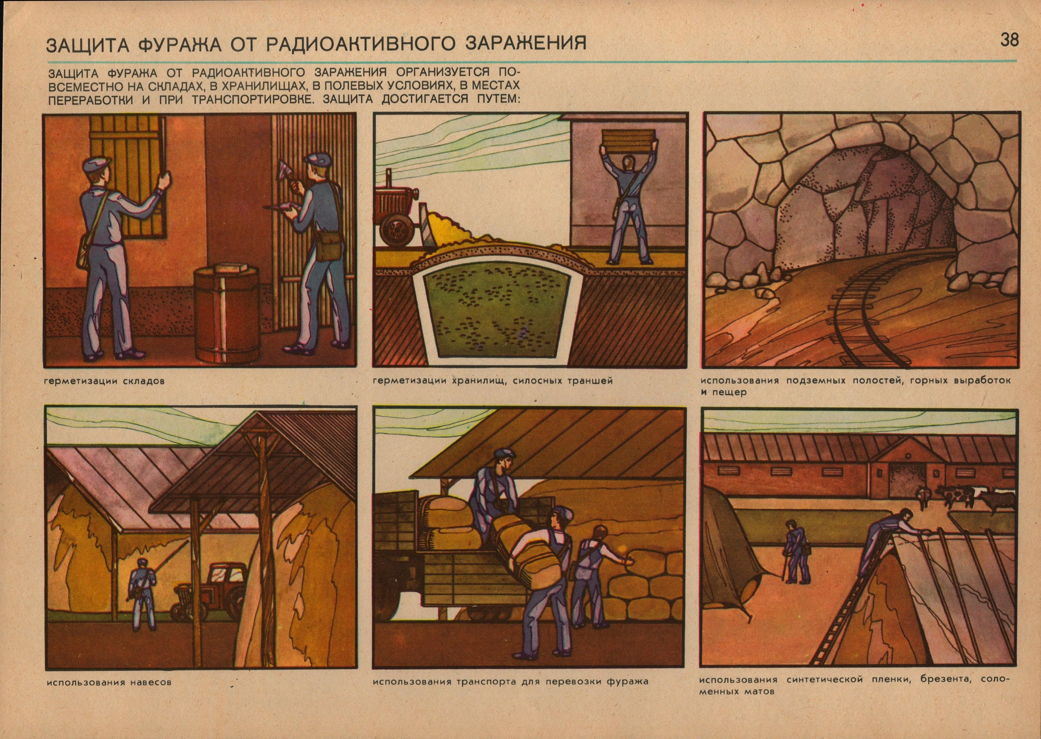 AUTHENTIC SOVIET CIVIL DEFENSE POSTER (1986) – Rubashka