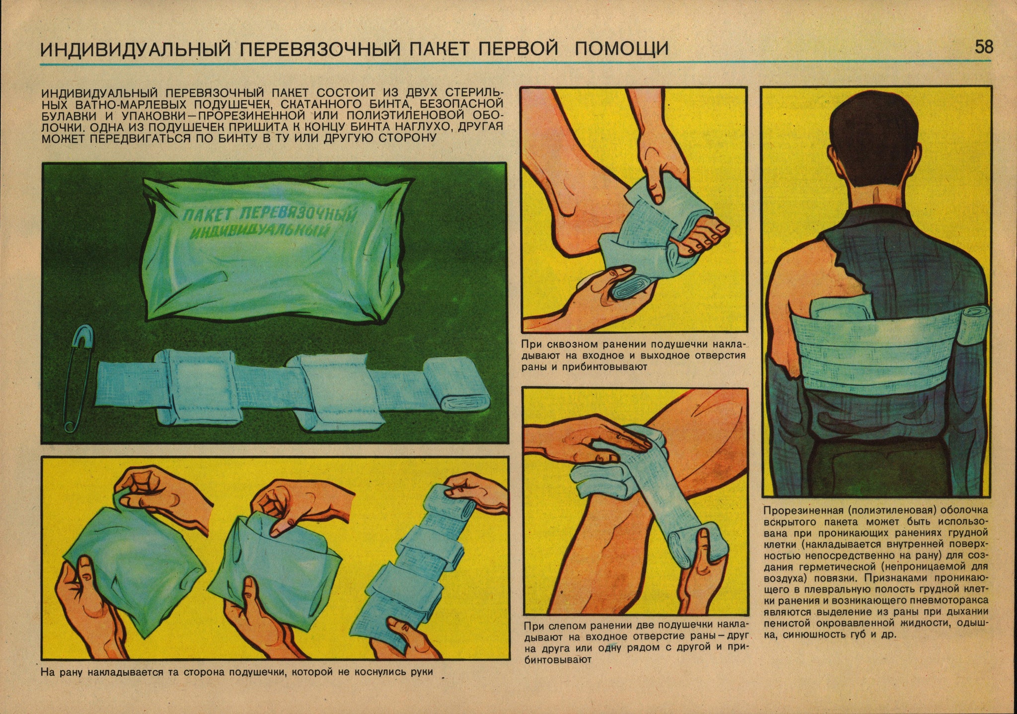 AUTHENTIC SOVIET CIVIL DEFENSE POSTER (1986) – Rubashka