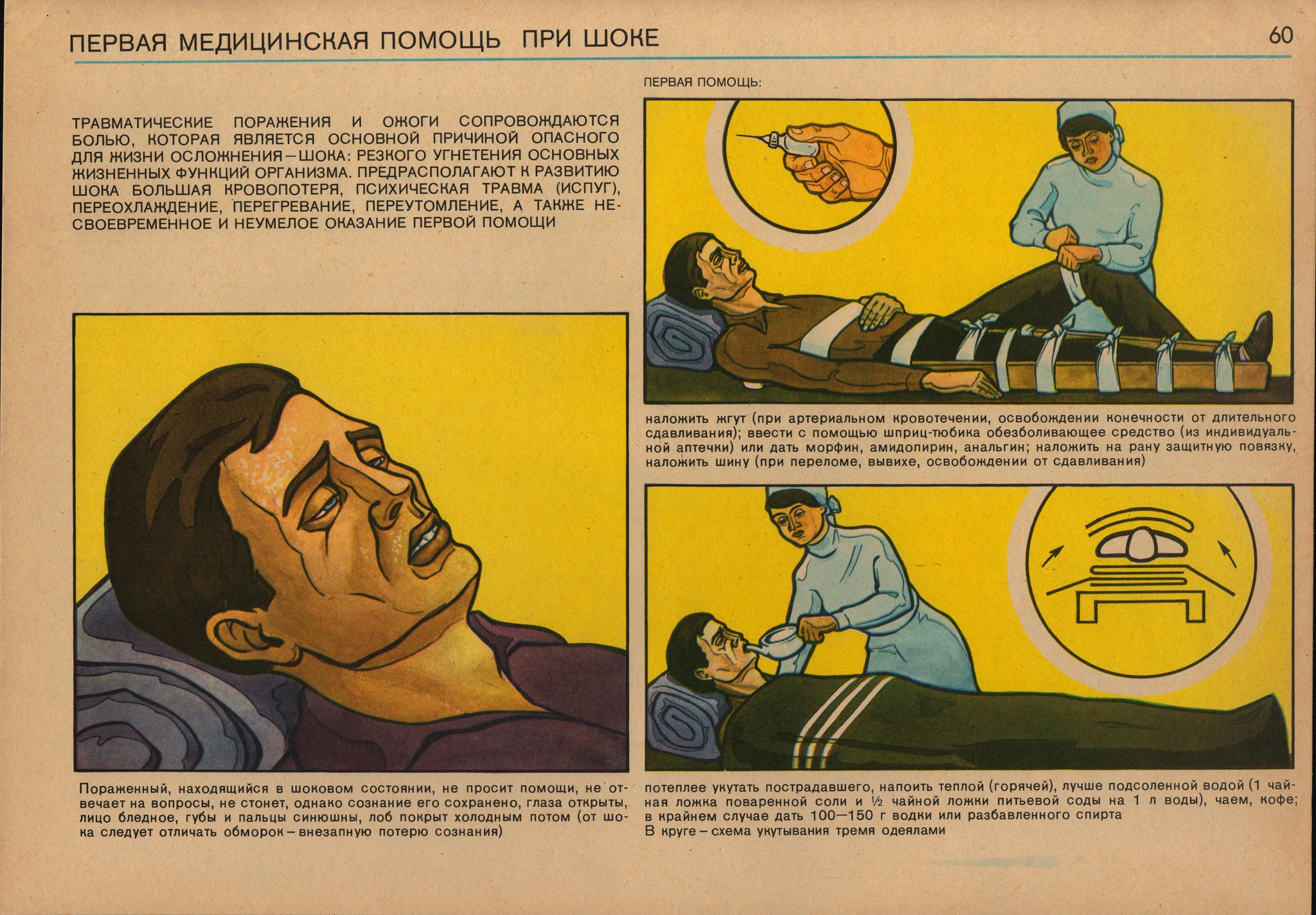 AUTHENTIC SOVIET CIVIL DEFENSE POSTER (1986) – Rubashka