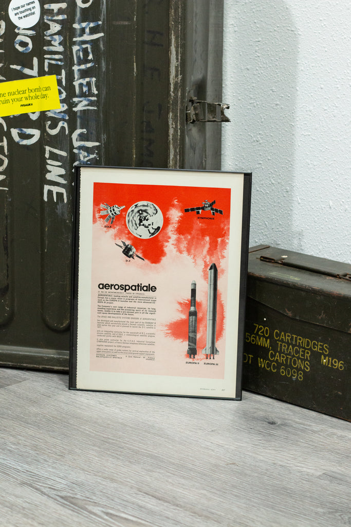 ORIGINAL VINTAGE PRINT ADS - ROCKETS / SPACE – Rubashka